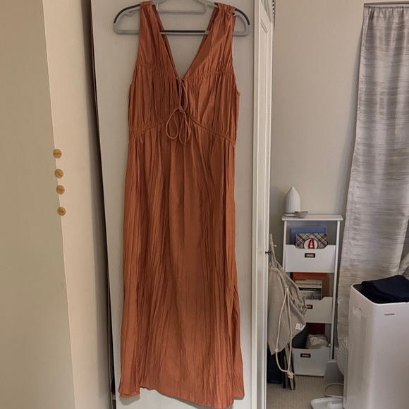 Frame Denim | Dresses | Elegant Rust Frame Sleeveless Dress | Poshmark